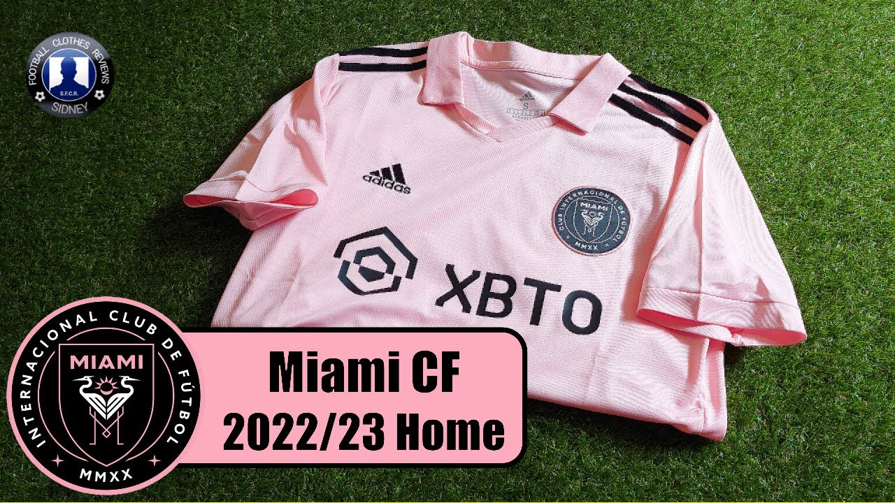 Inter Miami CF 2022/23 home jersey unboxing [24FCSTORE] - YouTube