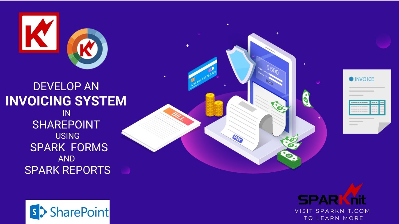 Develop an invoicing system in SharePoint - YouTube