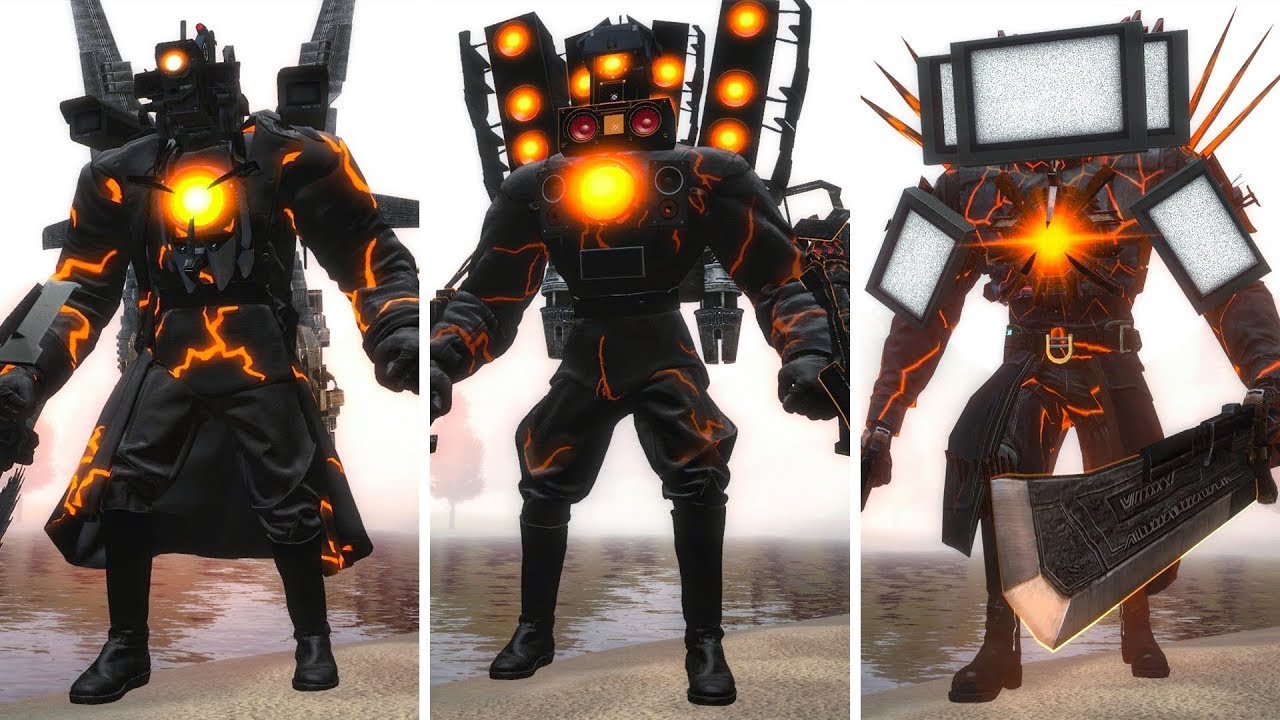 EVOLUTION OF NEW ENERGIZED TITAN CAMERAMAN, SPEAKERMAN AND TV MAN ...