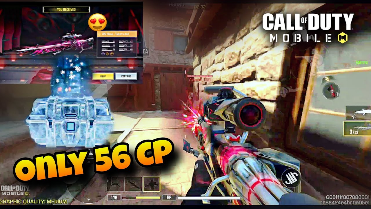 Unleashing the Power of ZRG 20mm: Legendary Skins Gameplay || CODM Time Limited Crate Opening ...