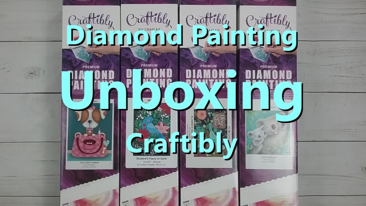 Diamond Painting Unboxing - Craftibly - YouTube