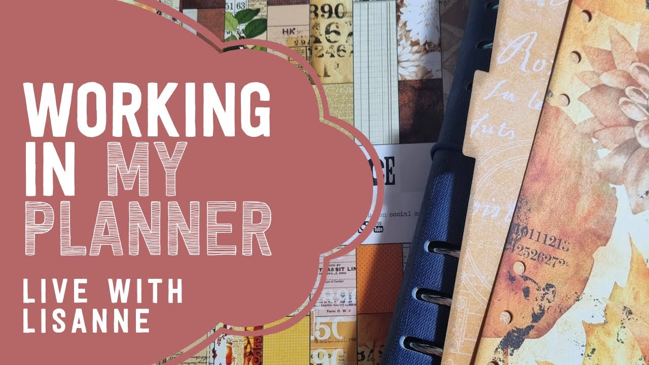 Working In My Planner | LIVE with Lisanne - YouTube