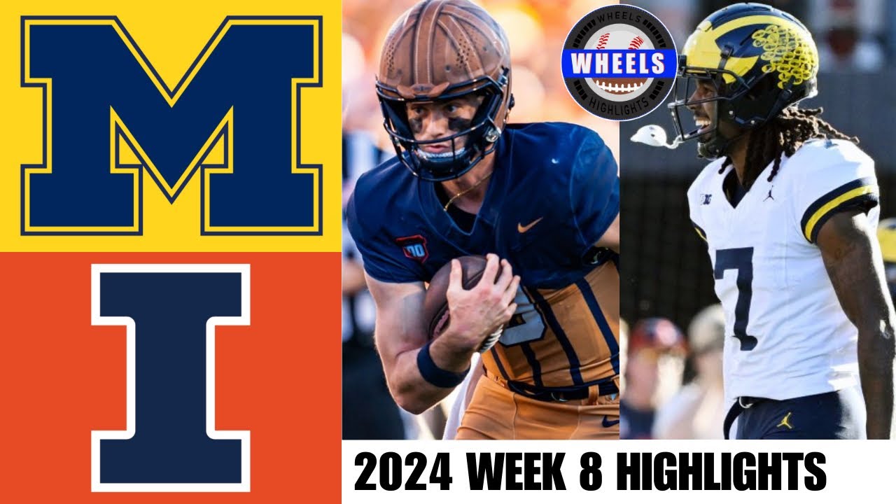 #24 Michigan vs #22 Illinois | Full Game Highlights | 2024 College ...