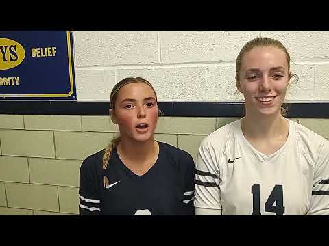 Archbishop Hoban Volleyball Postgame Interview With Macie Mintz and ...