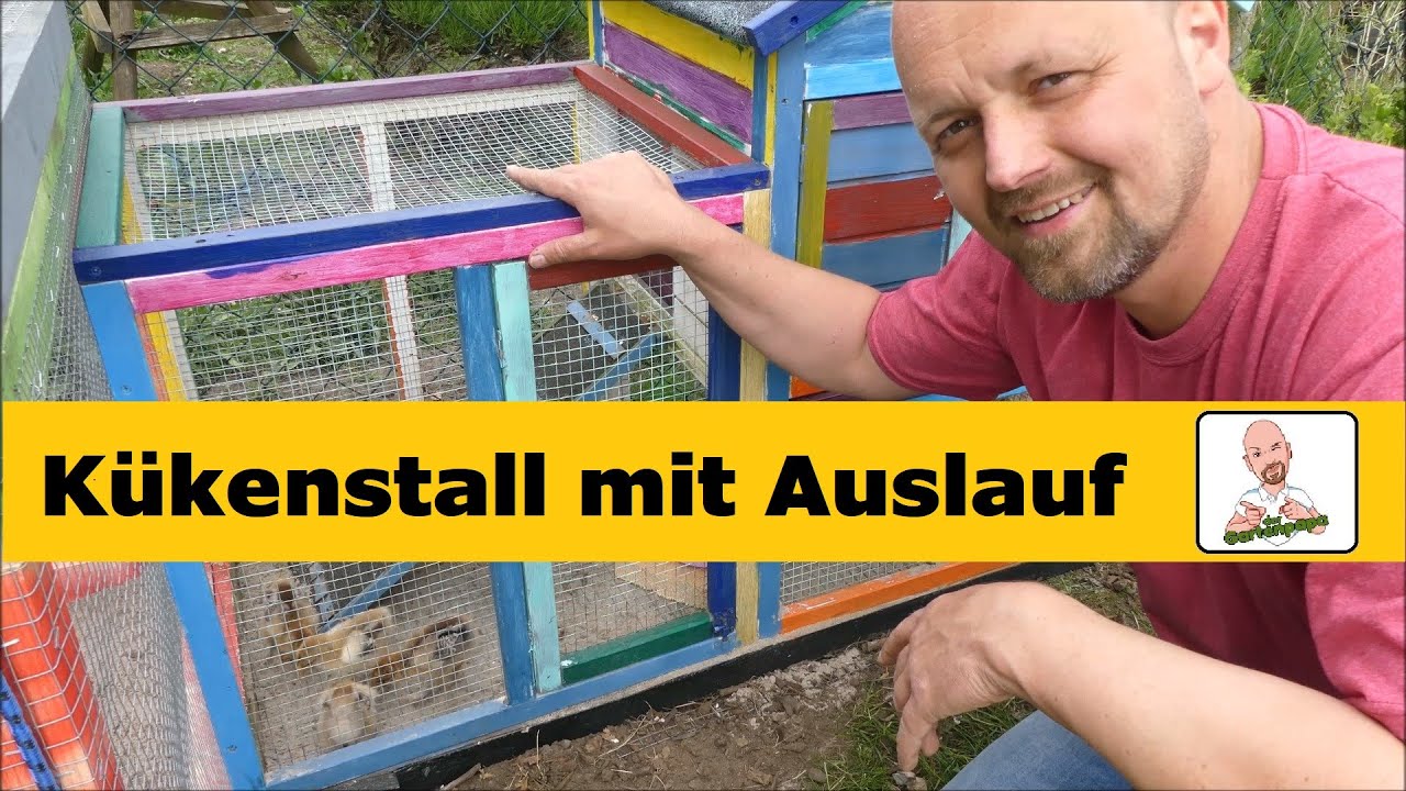 Voliere mit Stall selber bauen - YouTube