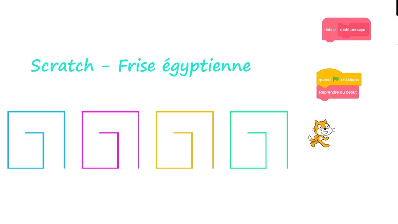 Scratch - Frise égyptienne - YouTube