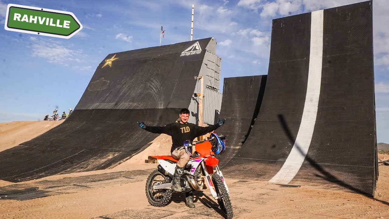 Riding Colby Raha's Insane Freeride Compound - YouTube