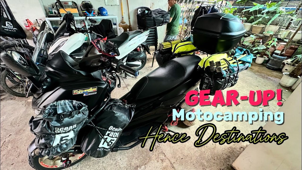 Gear-up! Nmax V1 Motocamping Set up 🛵🫰🏻⛰️#nmax #motocamping # ...
