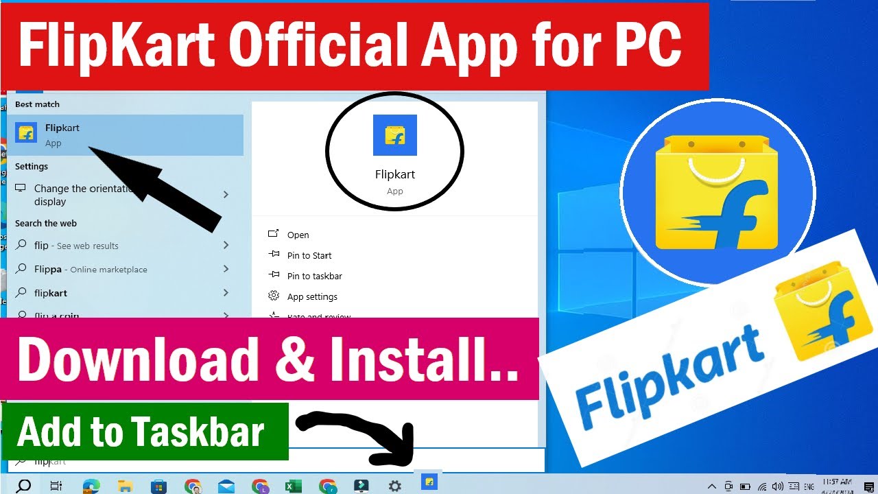 How to Download and Install Flipkart App on Windows | Download flipkart ...