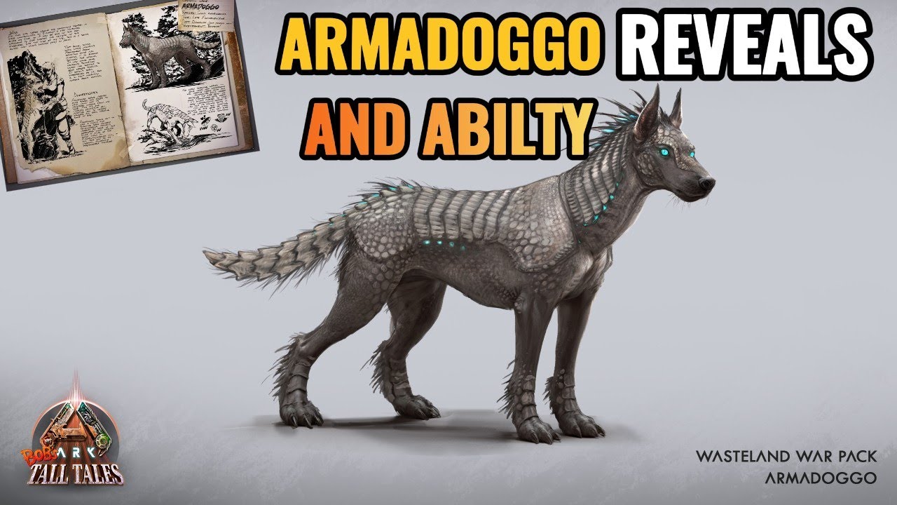 NEW DINO! ARMADOGGO REAVEAL AND ABILITY extinction bob tall tales - YouTube