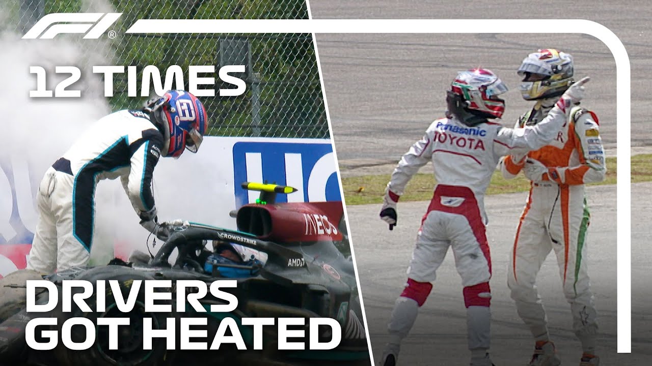 12 Times F1 Drivers Got Heated - YouTube