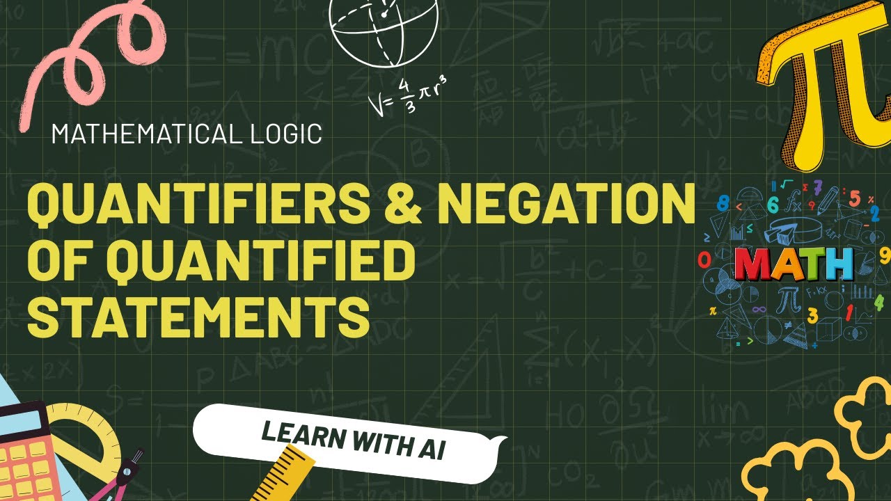1.5 I∀ Quantifiers in Logic Explained | Universal, Existential ...