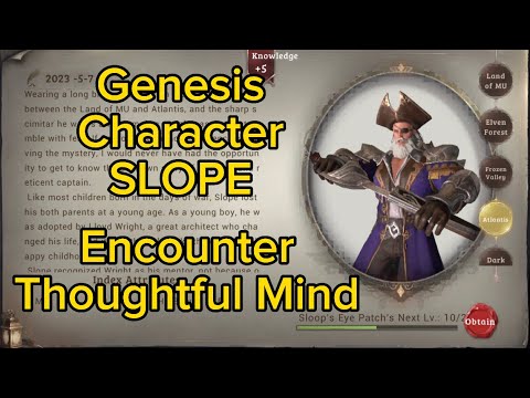 GENESIS ENCOUNTER THOUGHTFUL MIND CHARACTER SLOPE (sloop’s eye patch ...
