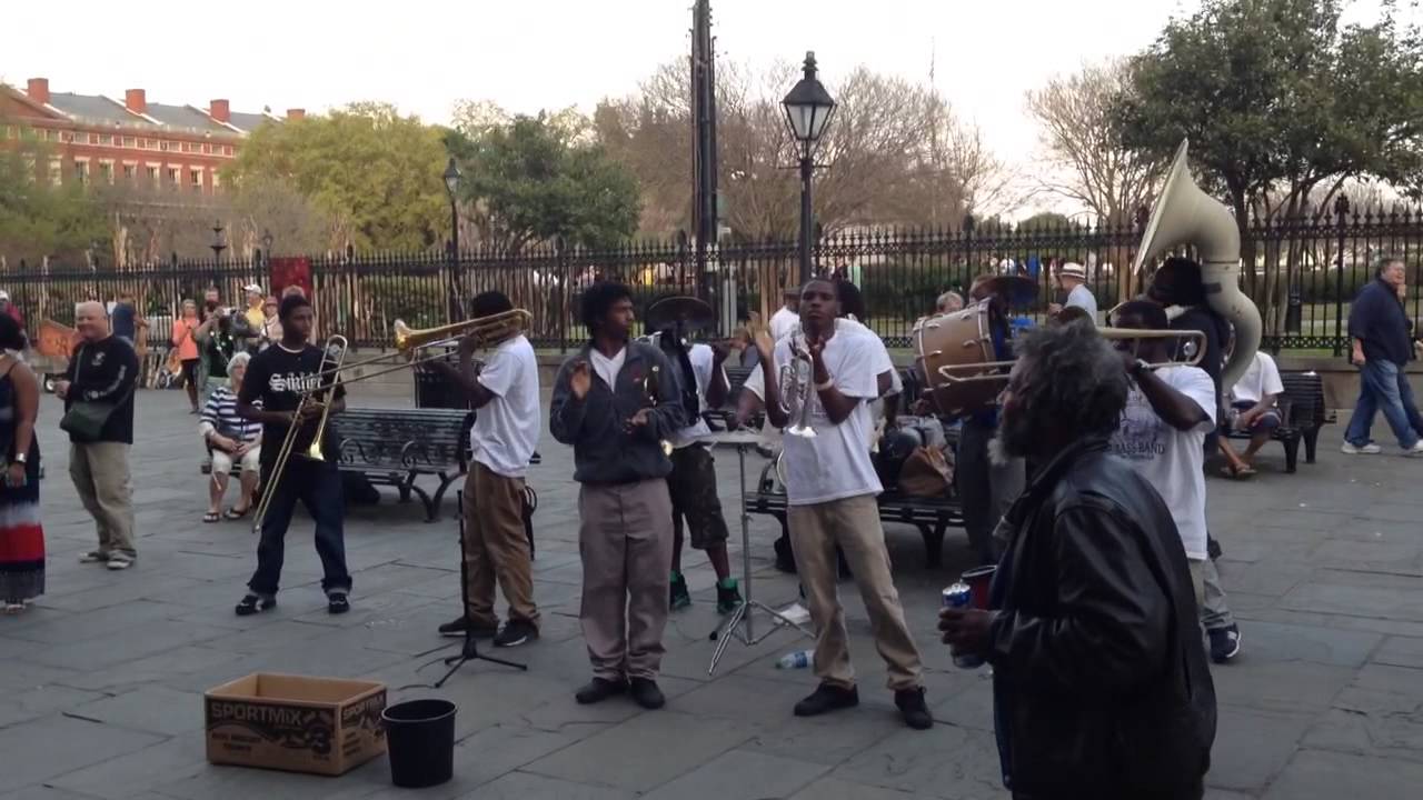 Jazz Music in front of Jackson Square - New Orleans - YouTube