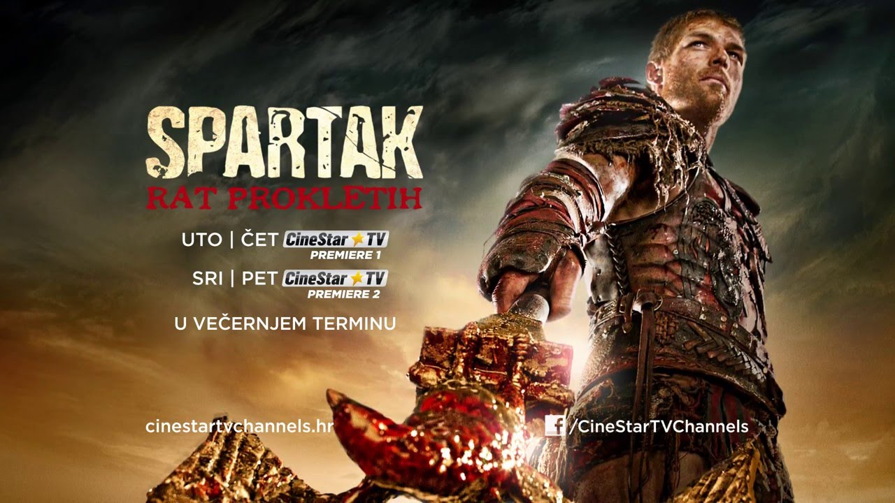 Spartak: Rat prokletih od 05. travnja na CineStar TV Premiere 1 kanalu ...