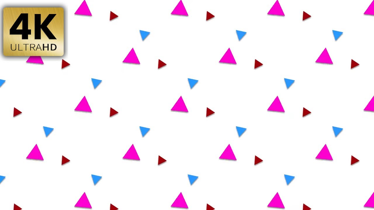 Crazy Triangles Pattern Flawless White Pink Infinite Loopable ...