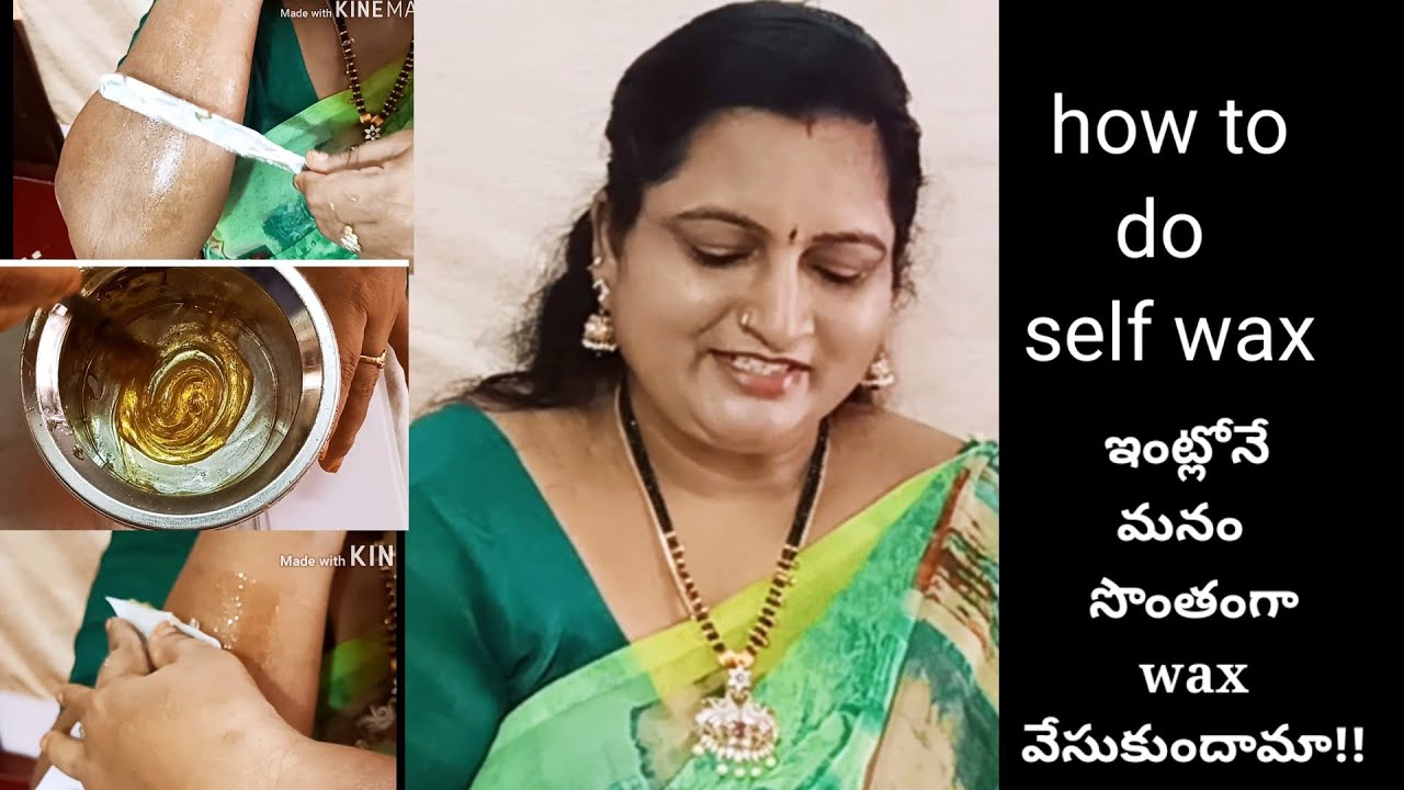 How to do self wax ! in easy way!! - YouTube