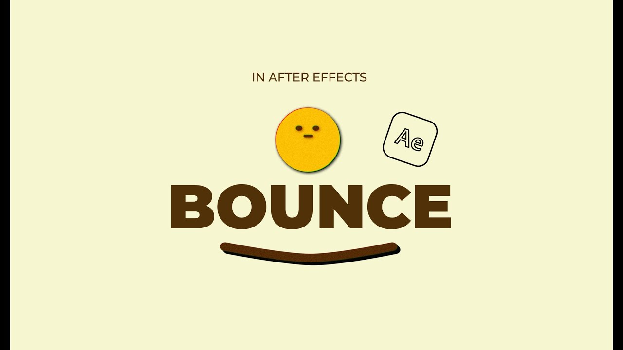 Bounce Effect in After Effects NO PLUGINS - YouTube
