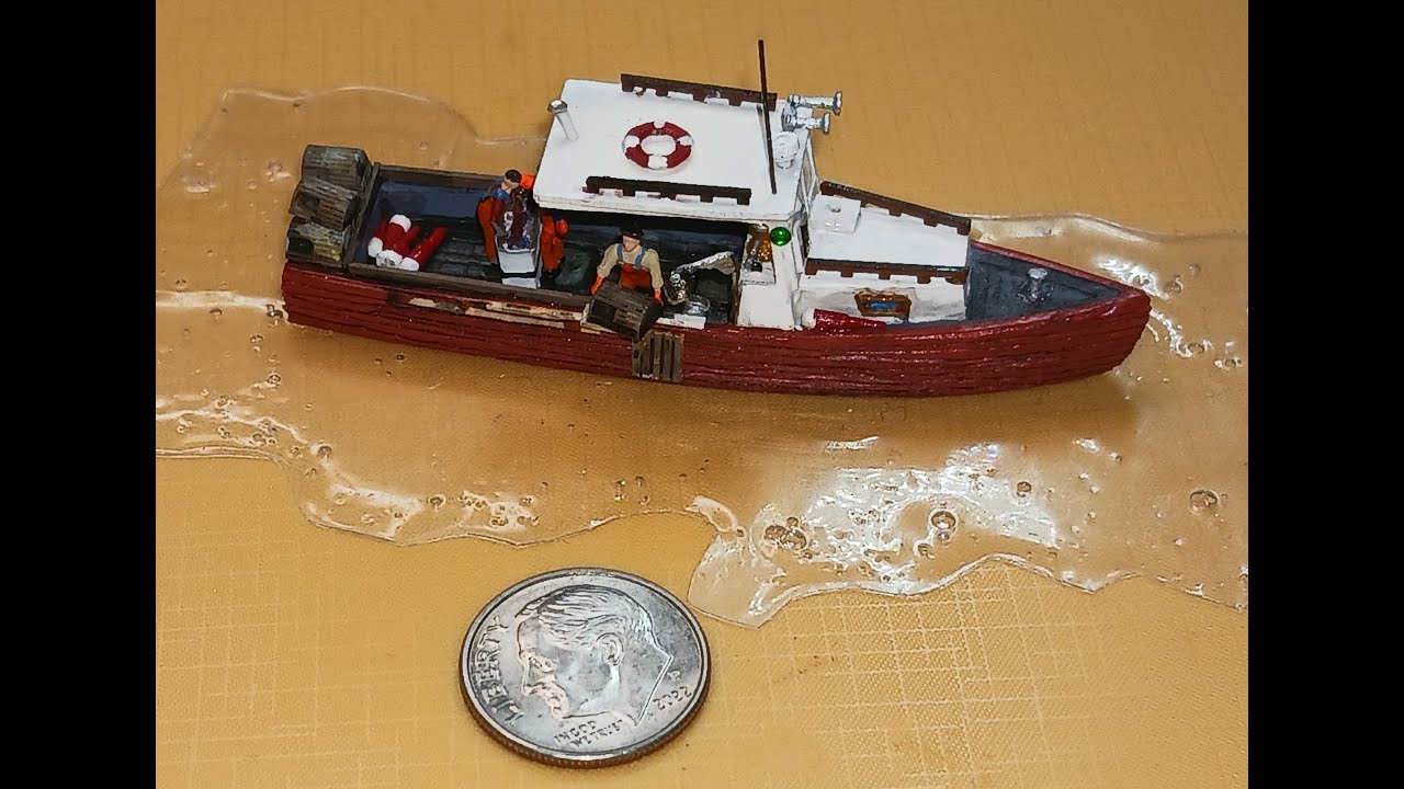 N Gauge Lobster Boat - YouTube