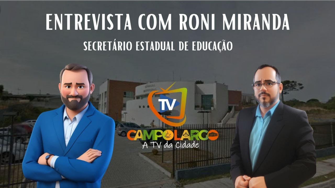 ENTREVISTA COM O SECRETÁRIO ESTADUAL DE EDUCAÇÃO RONI MIRANDA - YouTube