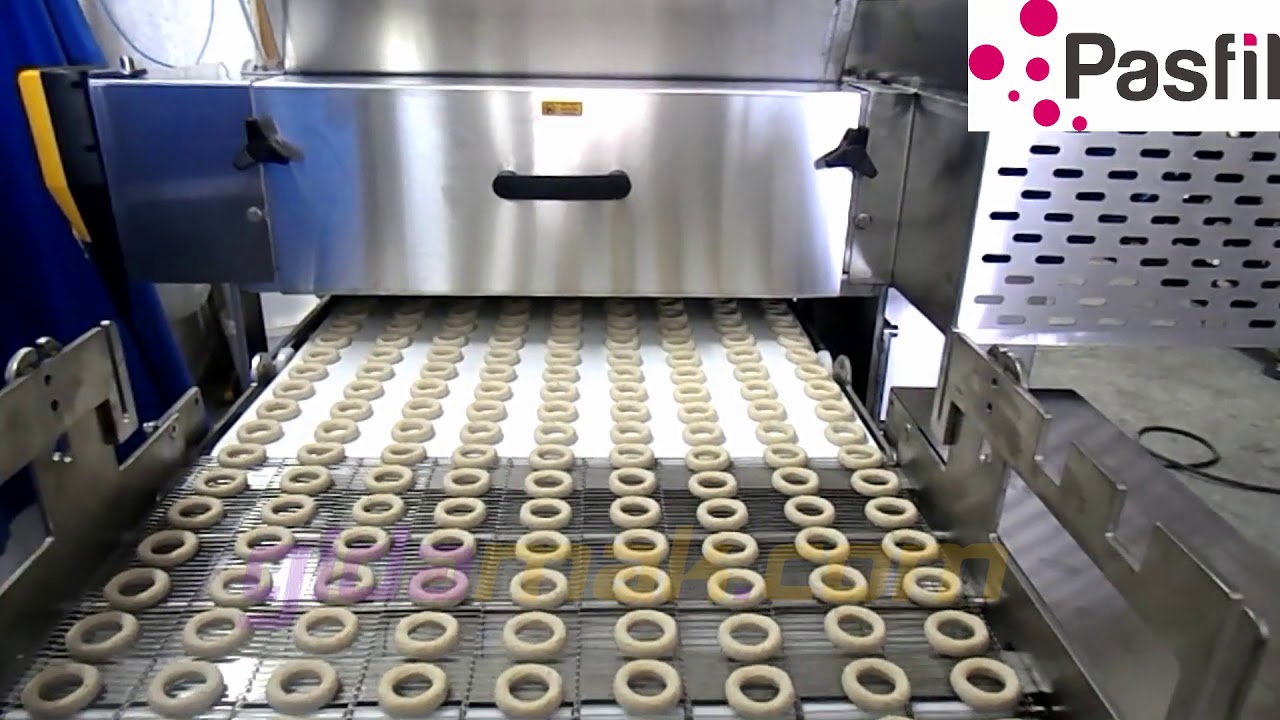 Kandil Simidi Üretim Hattı - Bagel Production Line - YouTube