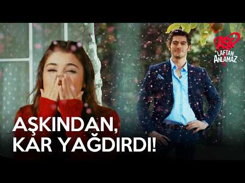 Murat karısını geri kazanabilmek için kar yağdırdı! | Aşk Laftan Anlamaz
