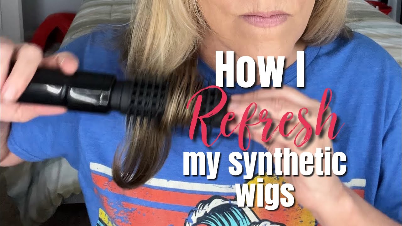 How I REFRESH my synthetic wigs - YouTube