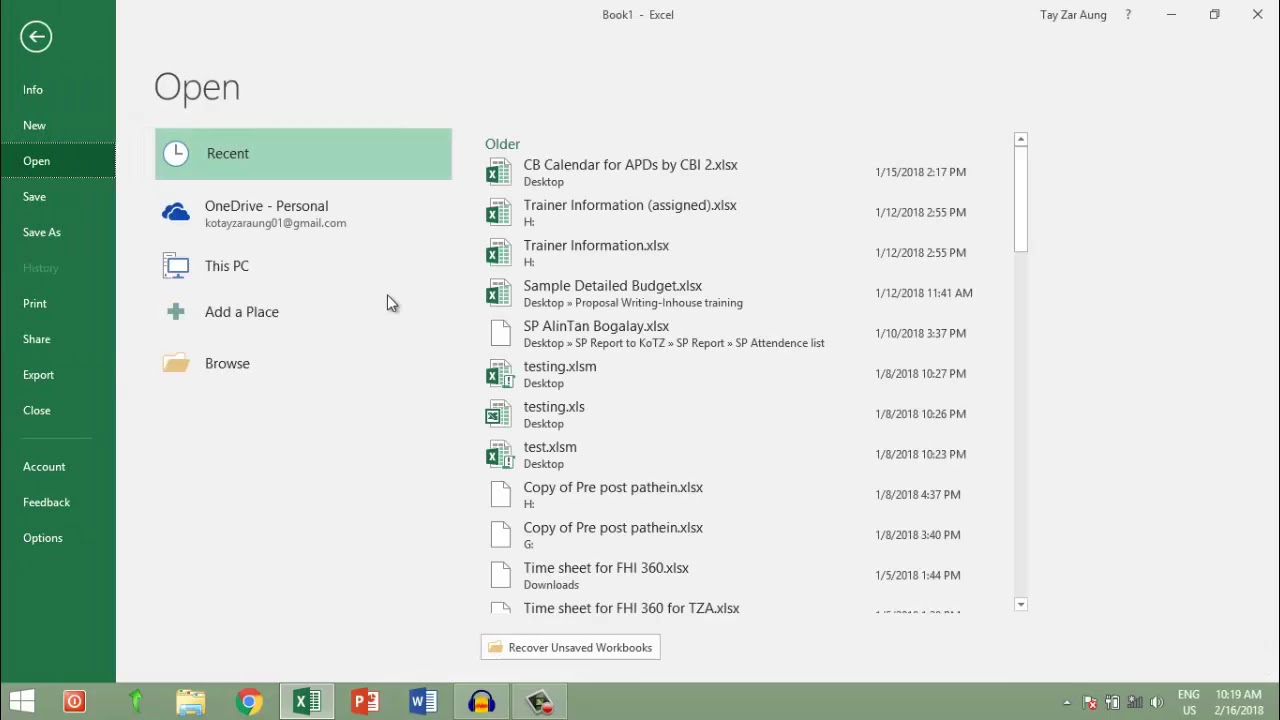 Introducing Excel in Myanmar - YouTube