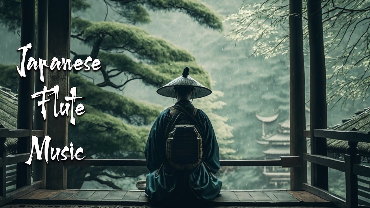 Rainy Day in an Ancient Japanese Village - Beautiful Japanese Music For ...