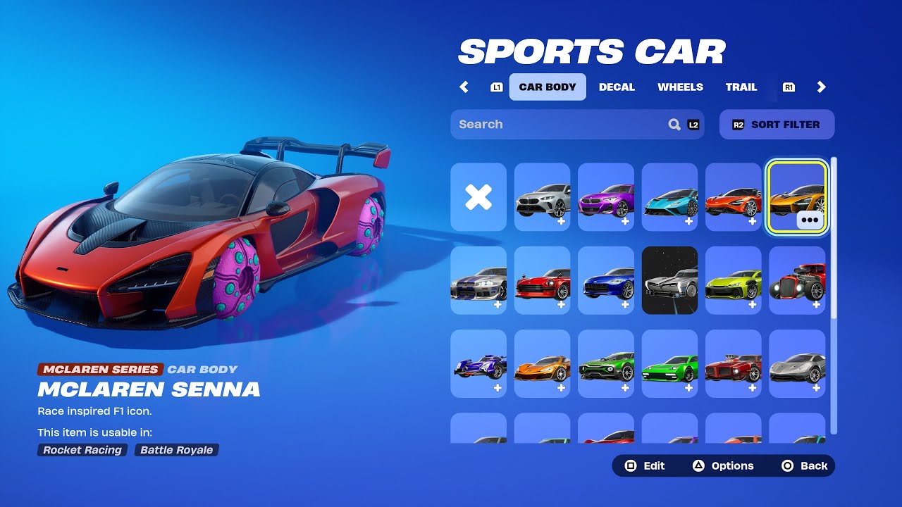 ALL ROCKET RACING CARS IN FORTNITE! - YouTube