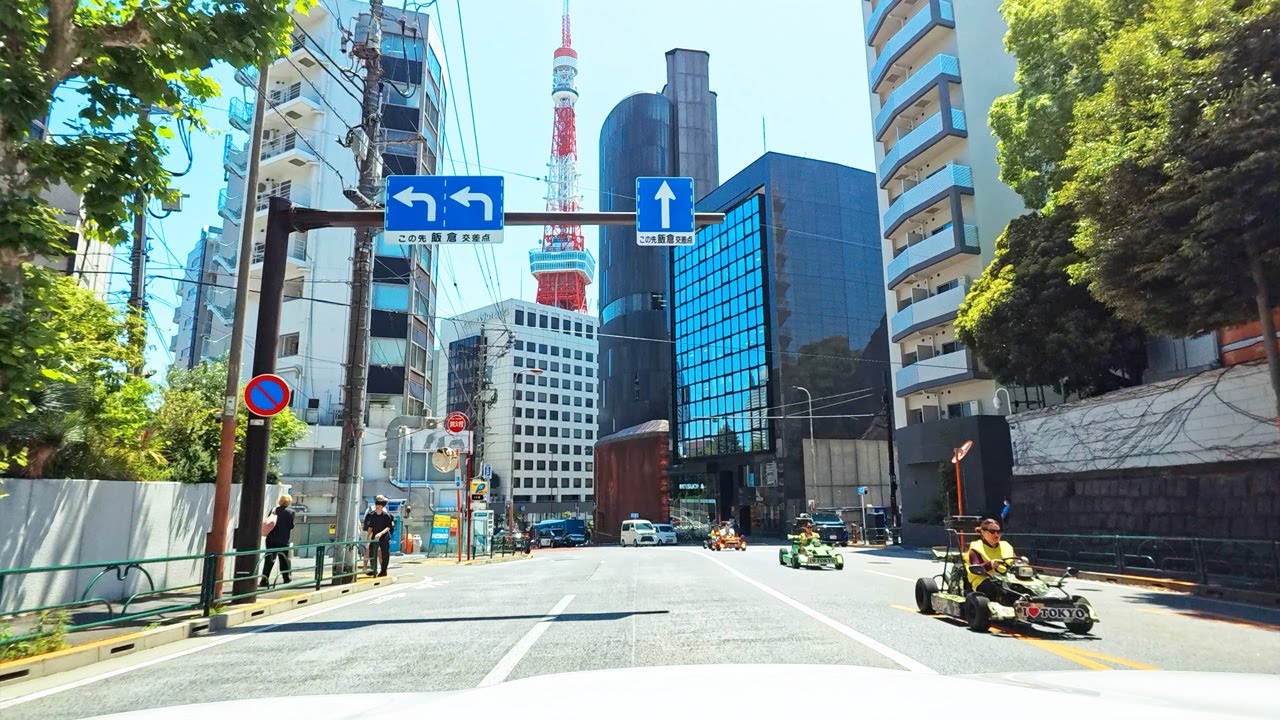 Japan Tokyo Scenic Drive - Odaiba, Roppongi, Tokyo Station and ...
