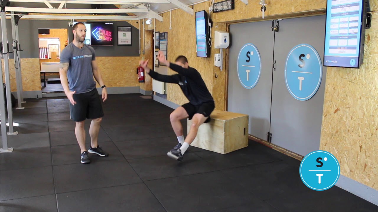 Box Squat w.SL Stand - YouTube