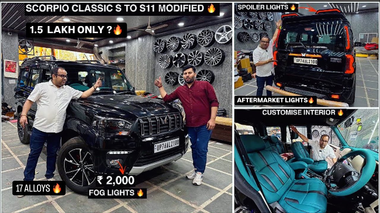 SCORPIO CLASSIC S TO S11 MODIFIED | WITH LUXURIOUS INTERIOR 🫡| AND ...