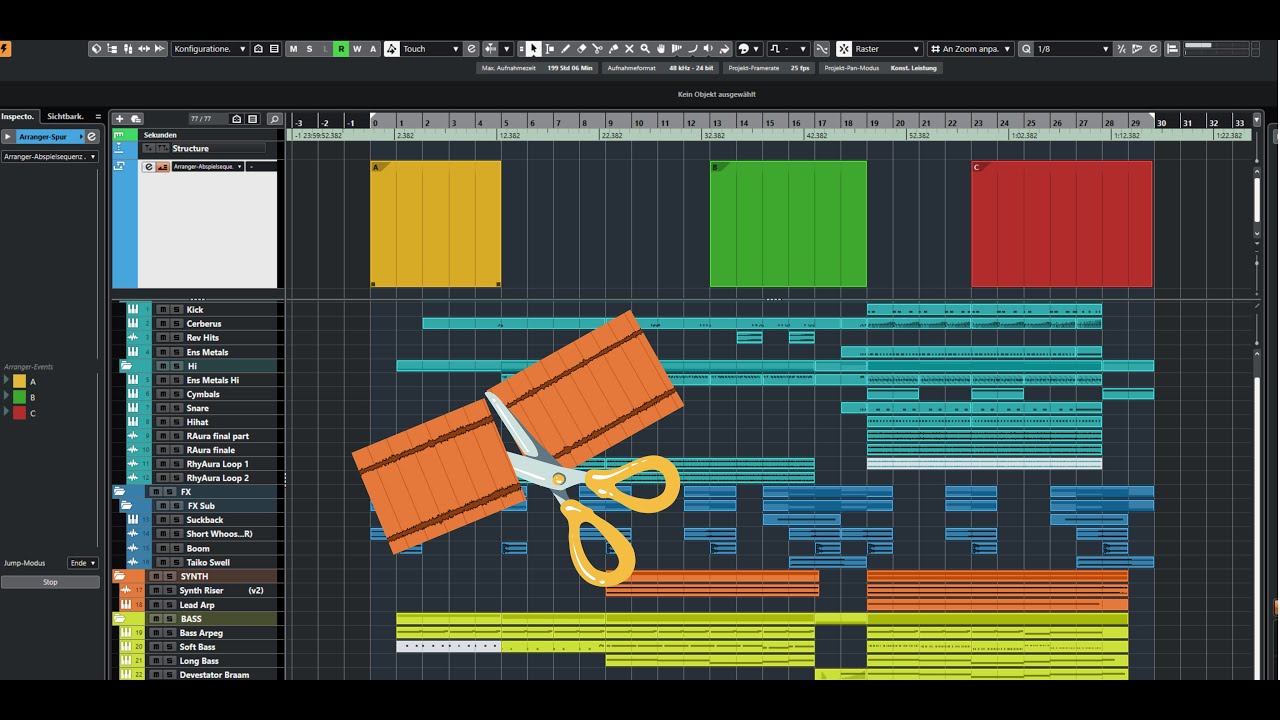 Cut-Downs in Cubase mit dem Arranger erstellen - YouTube