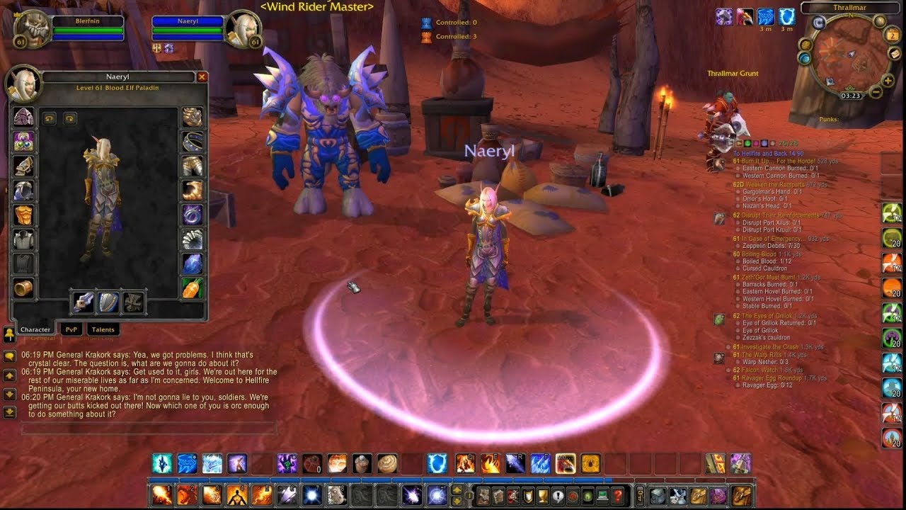 Fire Mage does Hellfire Ramparts & Warlock quests | WOW Wrath of the ...