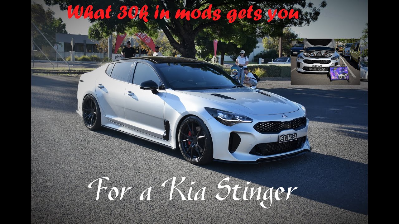 What 30k in mods gets you for your Kia Stinger - YouTube