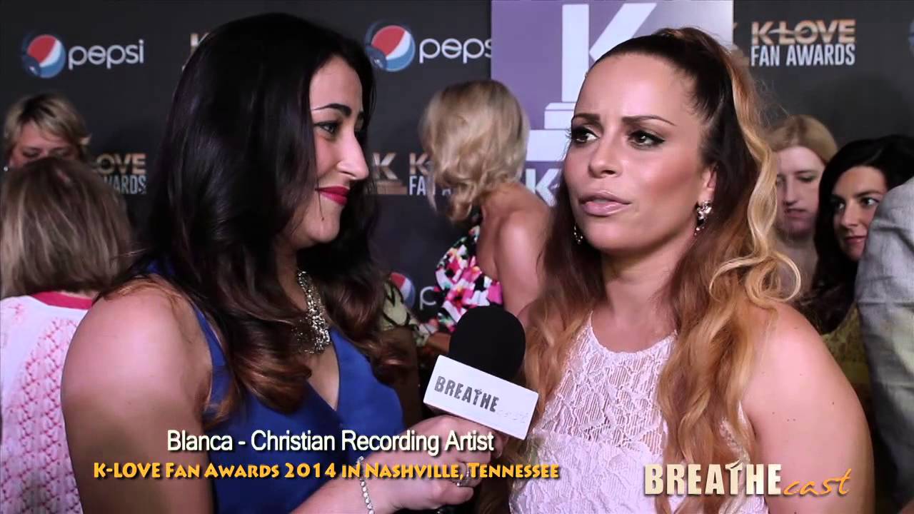 Blanca Reyes on the Red Carpet at KLove Fan Awards 2014 | BREATHEcast ...