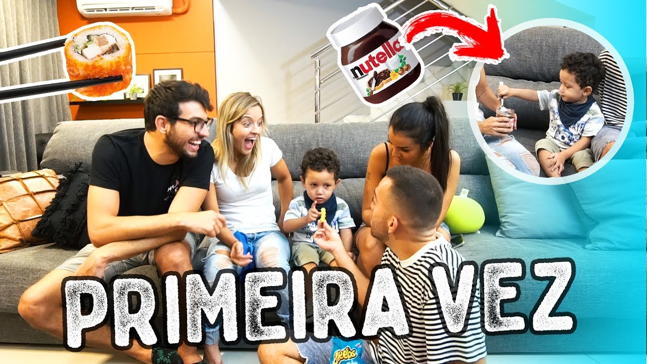 BEBÊ PROVANDO NUTELLA PELA PRIMEIRA VEZ!! (e outras coisas) - YouTube