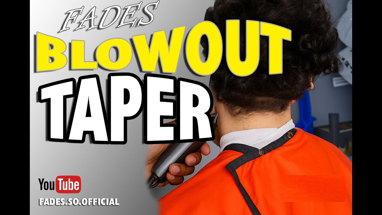 How To Do A Blow Out Taper - YouTube