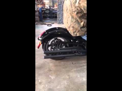 RPW Slip Stick Slip On Exhaust for Victory Bikes - YouTube