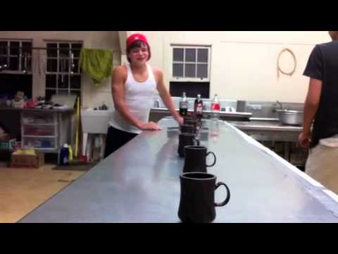 Soda Chugging Contest - YouTube