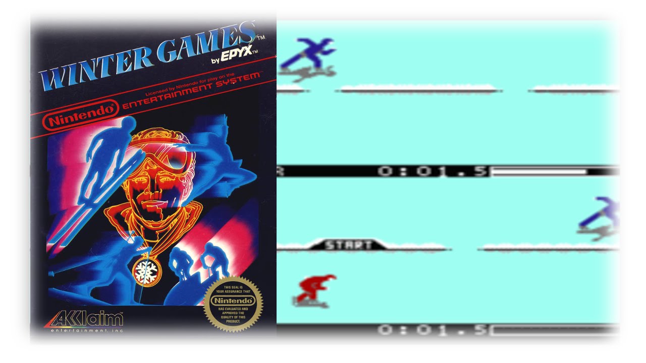 Winter Games (NES/1987) - Da ist ja noch weniger!!! - YouTube