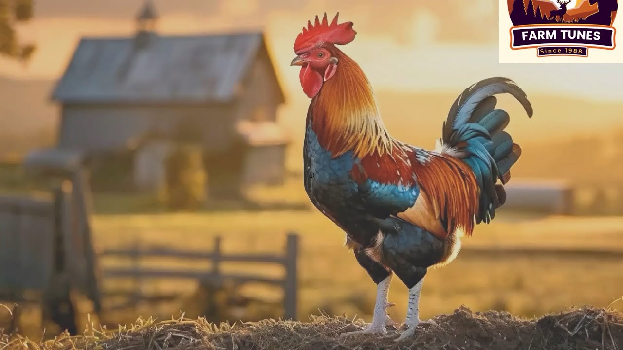 THE ROOSTER CROWING IN THE MORNING, Waking Up the Whole FARM - YouTube