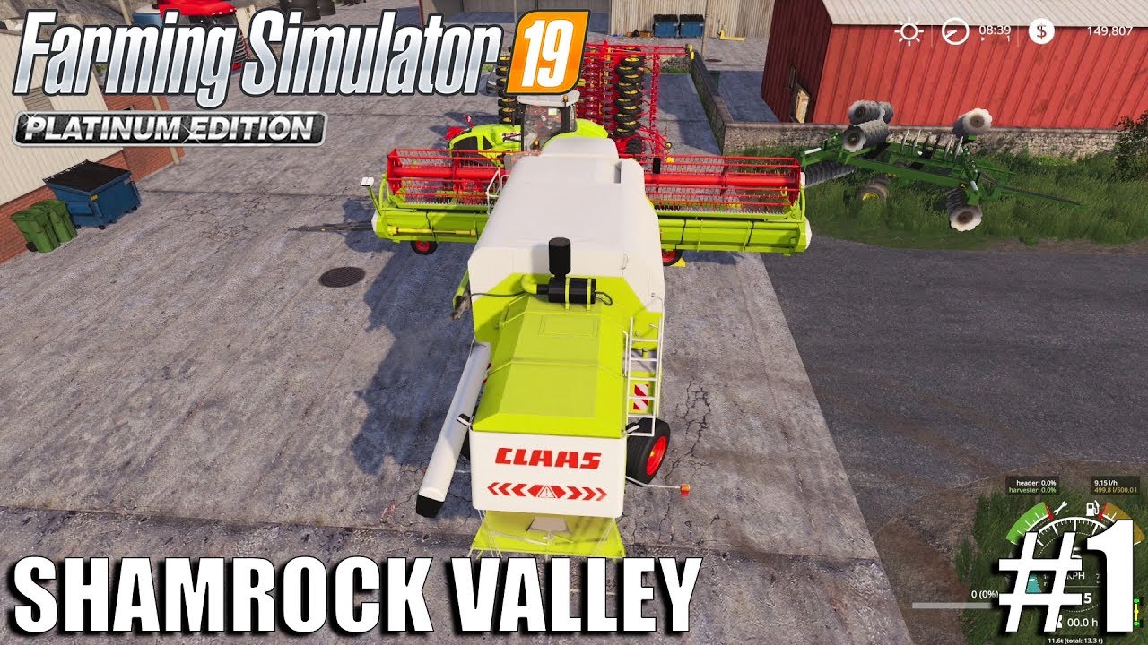 Setting up the Farm | Shamrock Valley | Timelapse #1 | FS19 | Farming ...