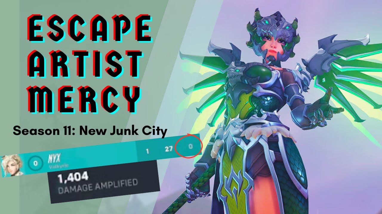 Escape artist Mercy! - Diamond Seasonon 11 - Mercy Overwatch 2 - YouTube