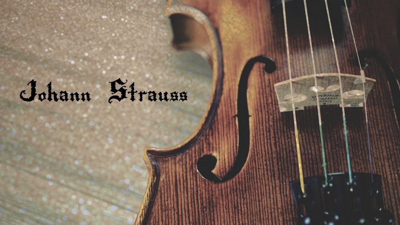 Johann Strauss. Famous Pieces of Classical Music. On The Beautiful Blue ...