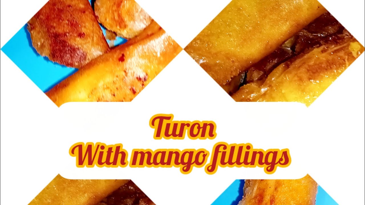 #Turon with mango fillings #merienda for today #satisfying #everyone ...