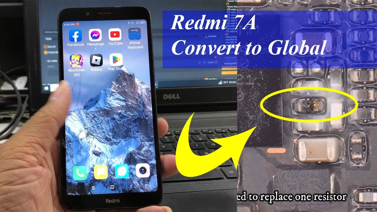 Redmi 7a Convert to global Hardware + Software Done - YouTube