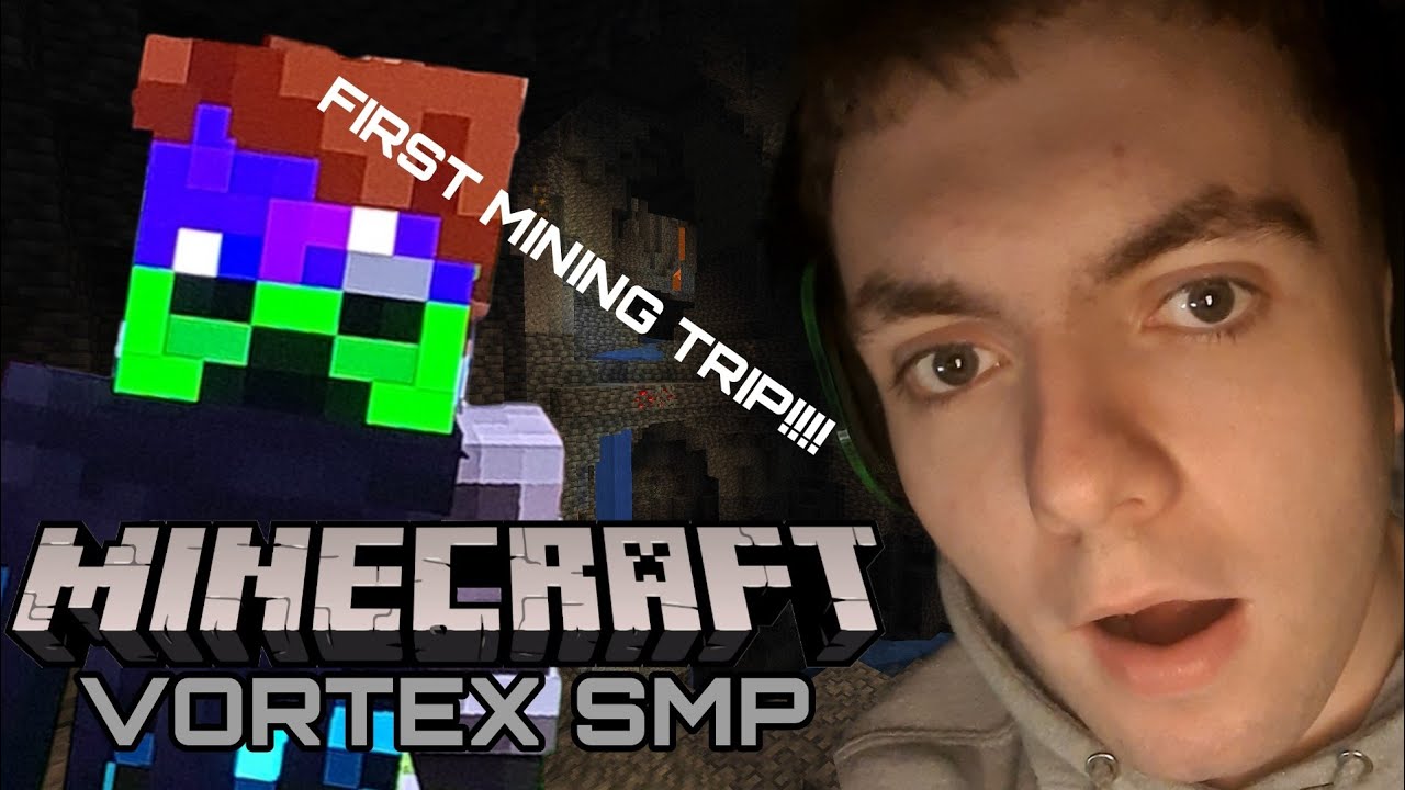 MINING FOR THE FIRST TIME ON A SMP!!!! (Minecraft Vortex SMP 1.21) - YouTube