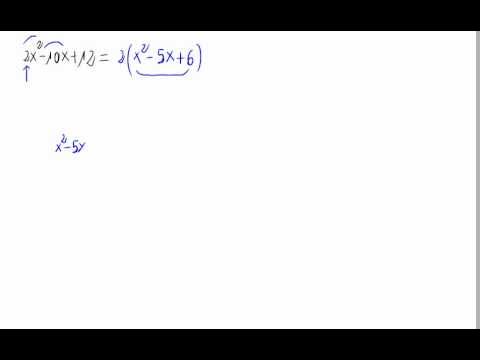 Factorización de polinomio de grado 2 - YouTube